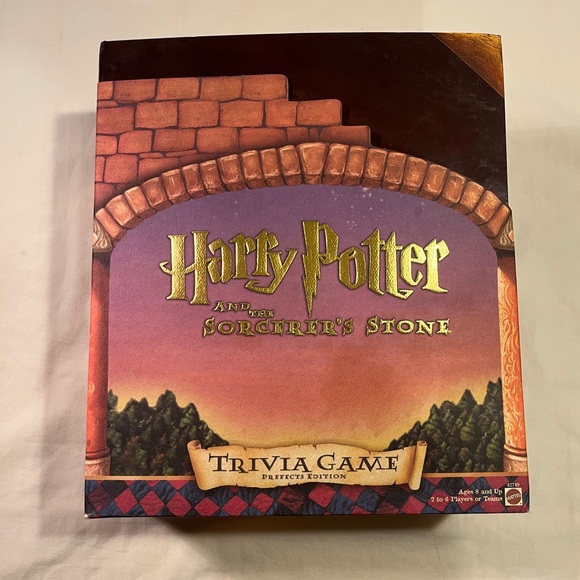 Mattel | Games | Harry Potter And The Sorcerers Stone Trivia Game ...